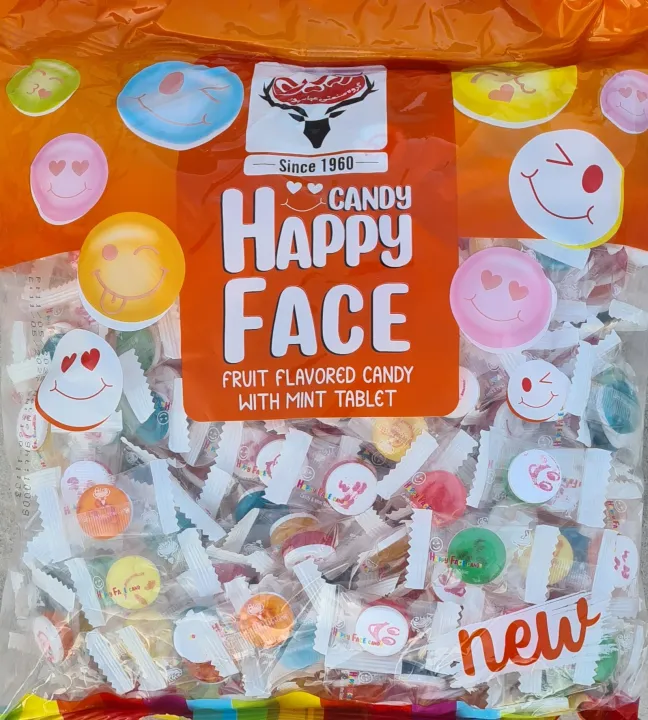 Happy Face Fruit Flavored Candy with Mint Tablet | Daraz.pk