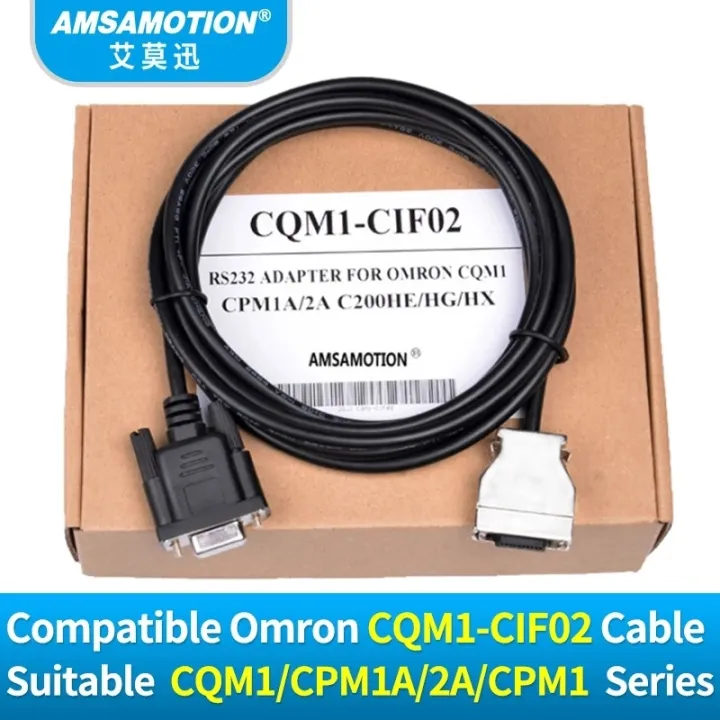 CQM1-CIF02 or CQM1 to CIF02 Series Programming Cable RS232 Adapter for Omron CPM1A/2A CPM1AH ...