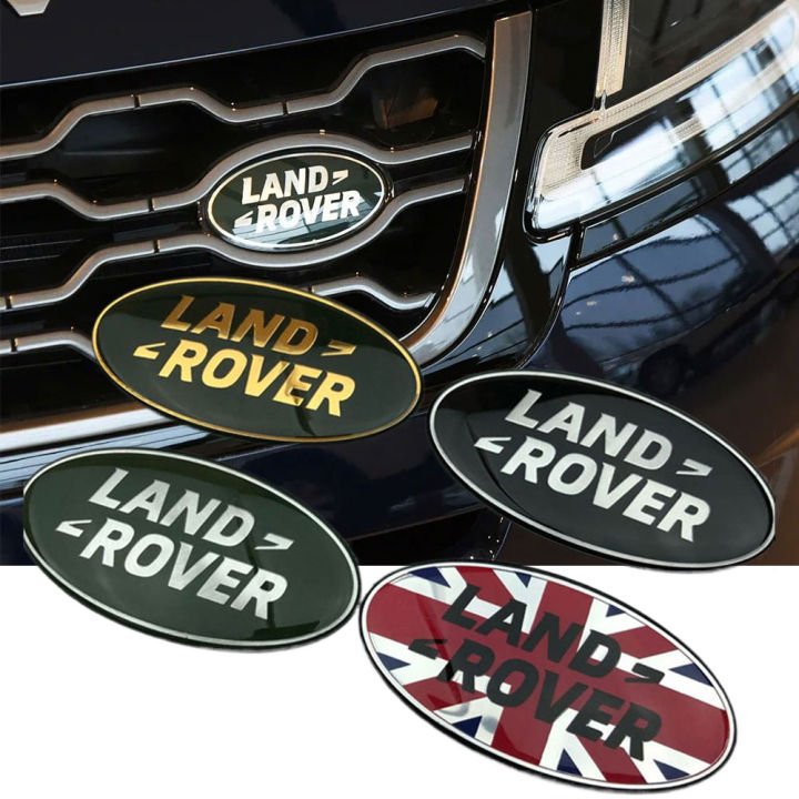 Land Rover Logo Car Front Grill Badge Trunk Sticker For Range Rover ...