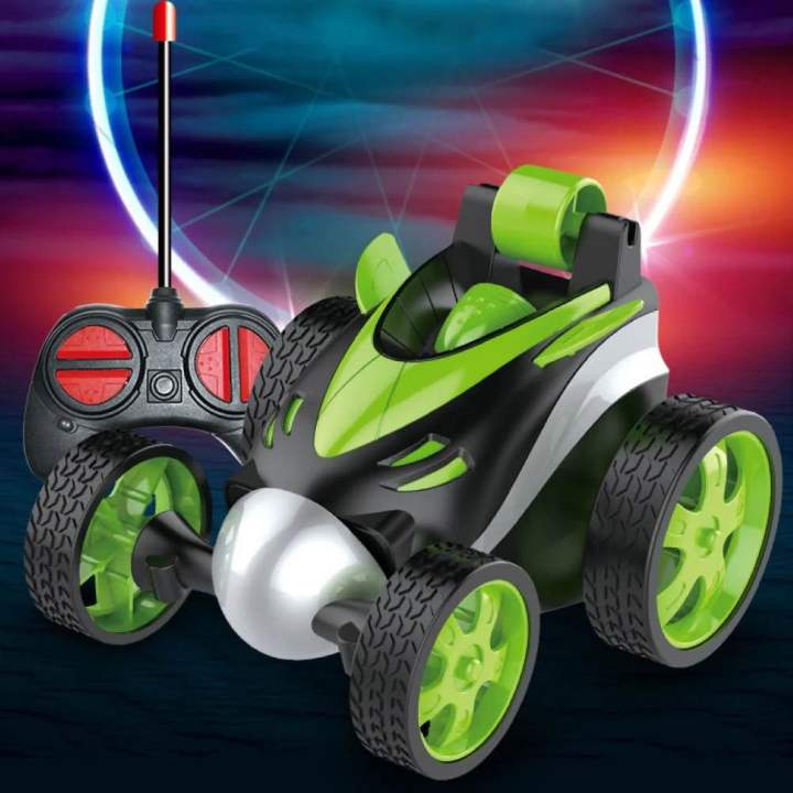 Amazing 360-degree front wheel flip stunt remote control car with super ...