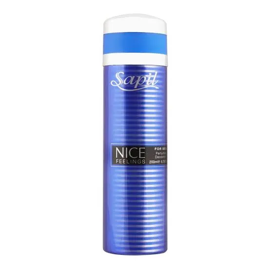 SAPIL BODY SPRAY NICE FEELING BLUE FOR MEN 200ML | Daraz.pk