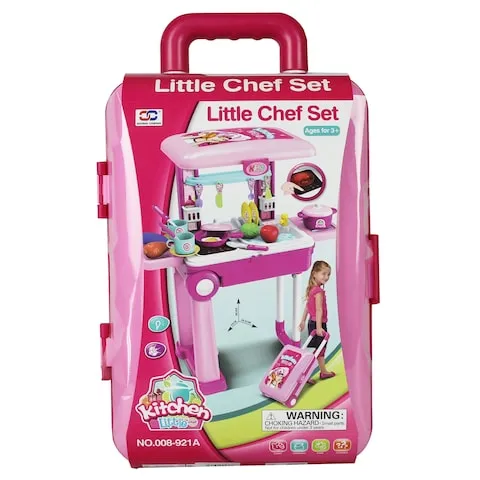 Kids Kitchen Playset Toy – Little Chef Cooking Set with Accessories ...