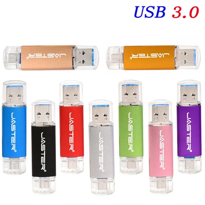 JASTER High Speed 2-in-1 OTG USB 3.0 Flash Drive 64GB Micro USB Pen ...