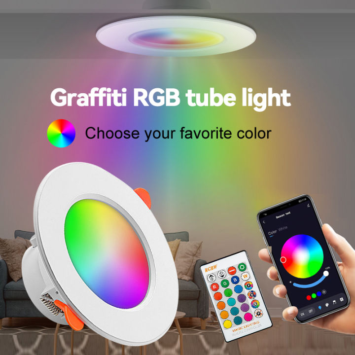 Bluetooth intelligent tube light graffiti RGB full-color dimming APP ...