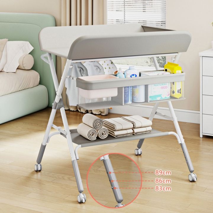 Portable Baby Changing Table for Nursery Height Adjustable Foldable ...