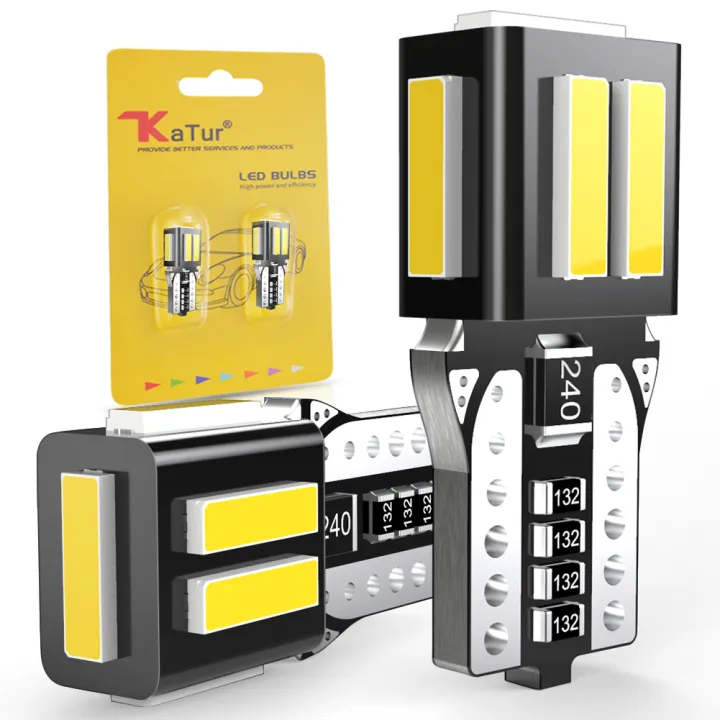 2Pcs W5W LED T10 Car Light LED Canbus No Error Automobiles Interior ...