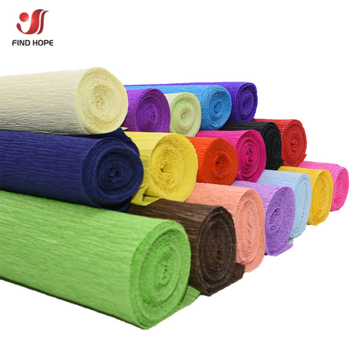 9.8"x8ft/Roll Crepe Paper for Handmade Paper Flower Wedding Birthday ...