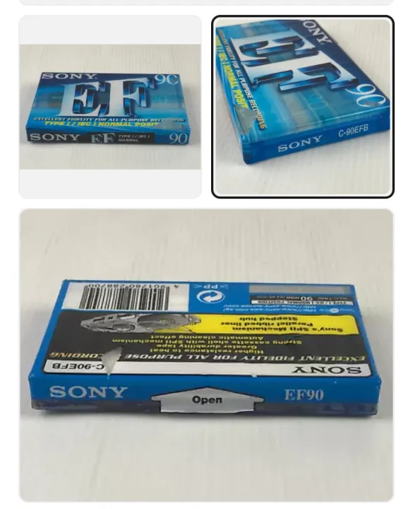 Sony EF90 Blank Audio Cassette (New Sealed) | Daraz.pk