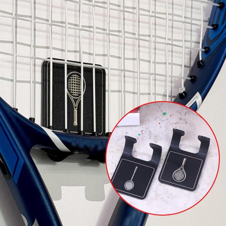 Wall Mounted Racket Rack 2Pcs Universals Tennis Racket Holder Stainless ...