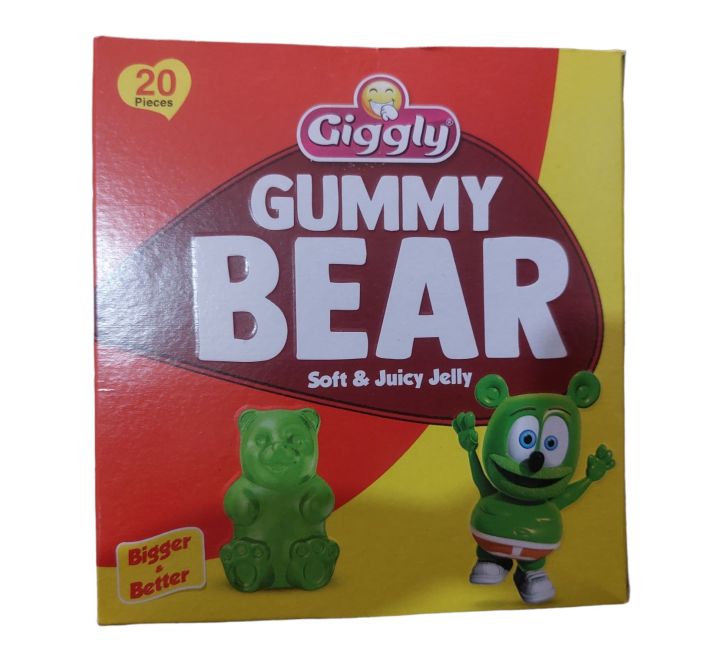 Gummy Bear Soft & Juicy Jelly - Pack of 20 Pcs | Daraz.pk