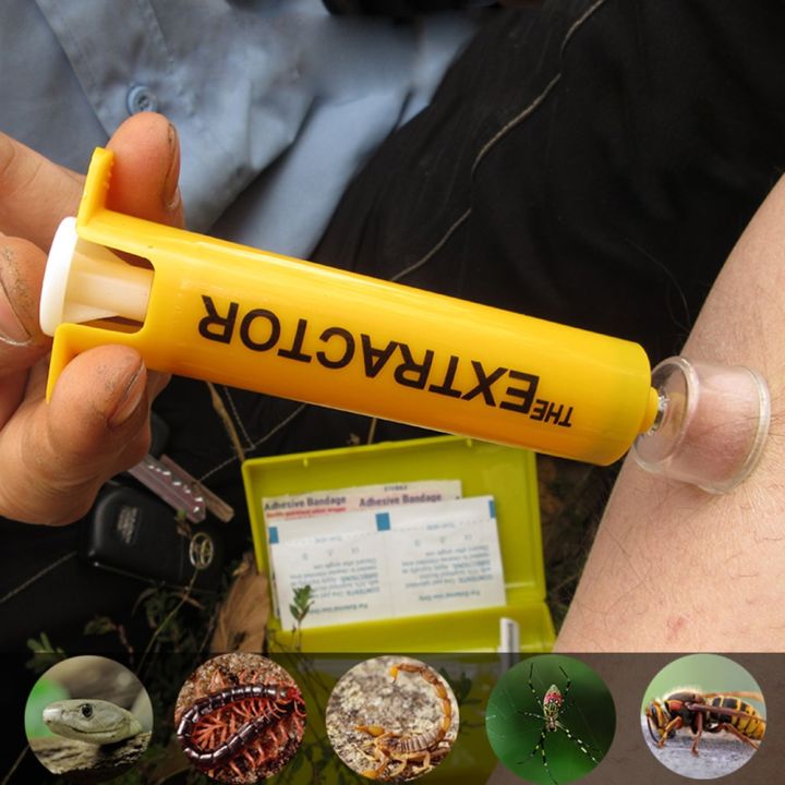 Venom Extractor Snake Insect Bite First Aid Kit Outdoor Emergency ...