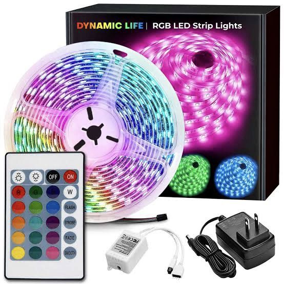 RGB LED Strip Light, LED Strips Lights, Multicolor RGB Light Kit ...
