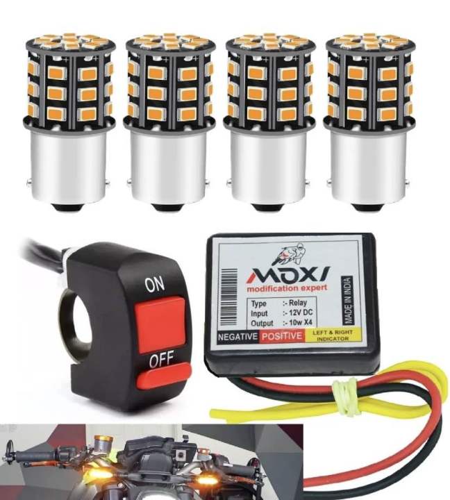 Bike Flasher With Led Bulb and On/Of Switch | Daraz.com.np