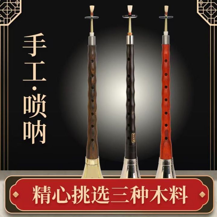 Chinese Suona Instrument D Key Folk Wind Suona Wooden Traditional ...