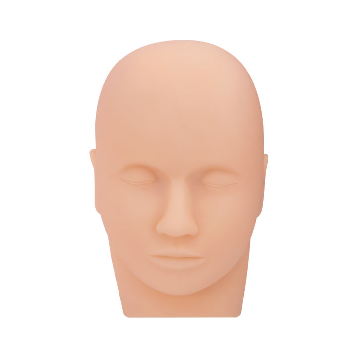 GLAMLASH Rubber Practice Training Head Eyelash Extension Cosmetology ...