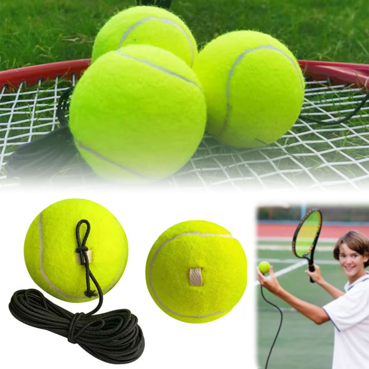 1/3/5PCS Professional Tennis Trainer,Training Balls with Elastic String ...