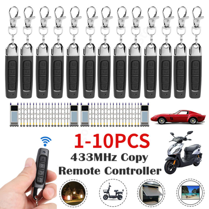 433mhz Wireless Remote Control Electric Garage Door Opener Remote Control Duplicator Clone ...