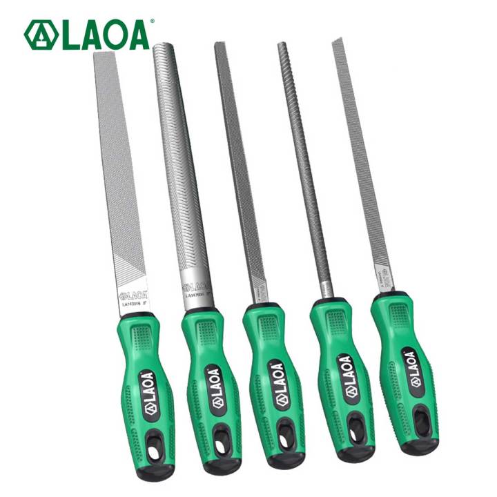 LAOA T12 Medium Gear Steel Blade Half Round File Triangle File Flat ...