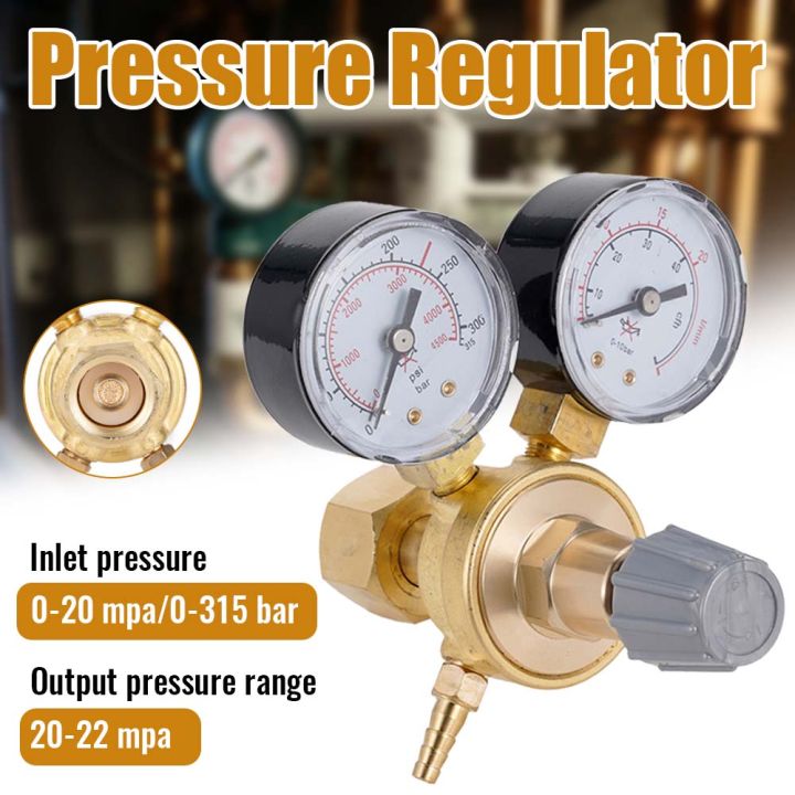 Mini Argon CO2 Gas Bottle Pressure Regulator Reducer MIG TIG Welding ...