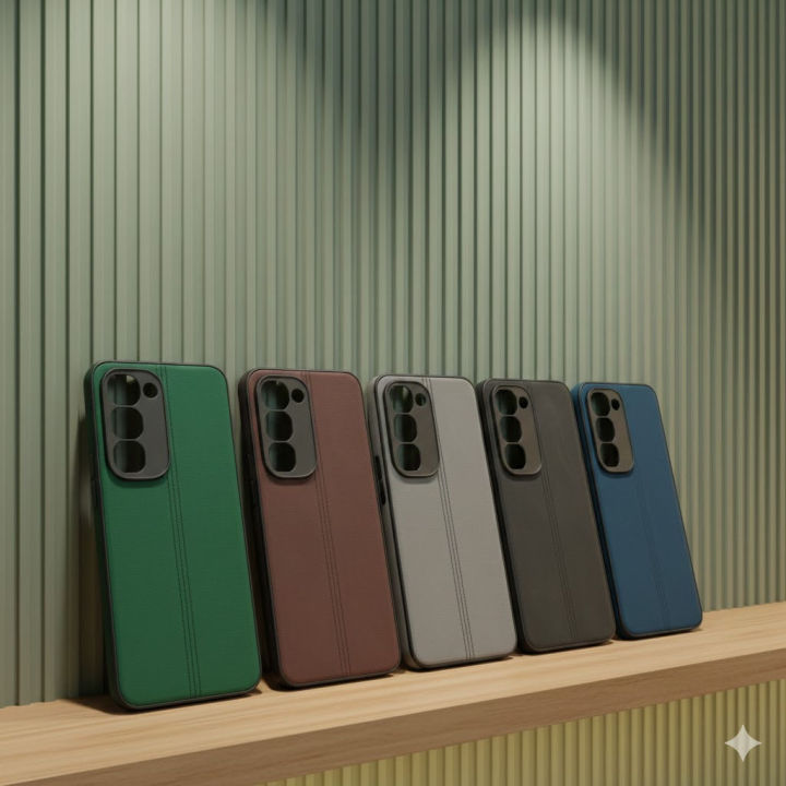 Infinix Hot 60 Pro Plus Shockproof Soft Leather Back Cover Vintage ...