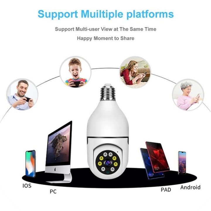 Holder Camera wifi security PTZ camera 2MP 1080P HD IP wifi bulb camera ...
