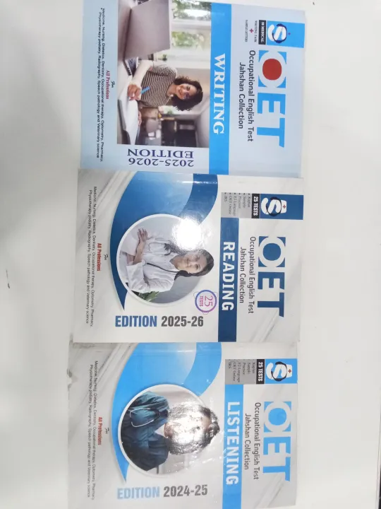 OET Complete Book Set – Writing, Reading, Listening | Latest 2025–26 ...