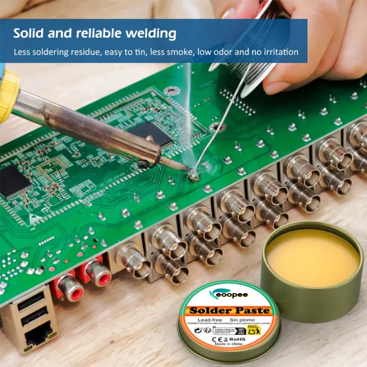 Upgraded Solder Paste Rosin Flux Precision 50g No Clean Soldering Flux ...