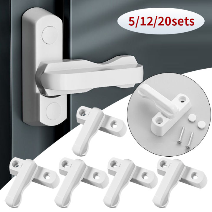 5/12/20 sets of window locks, T-shaped locks, household door and window ...