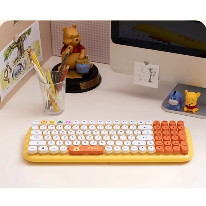 ROYCHE Disney Winnie Pooh Full Version Wireless Keyboard | Daraz.pk