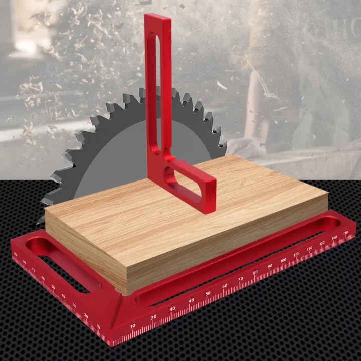 Woodworking L Right Angle Ruler,Aluminium Height Gauge Measuring Tool ...