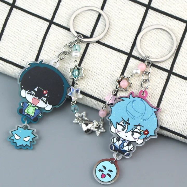 Popular Anime Alien Stage Chibis Keychains for Women Accessories Bag ...