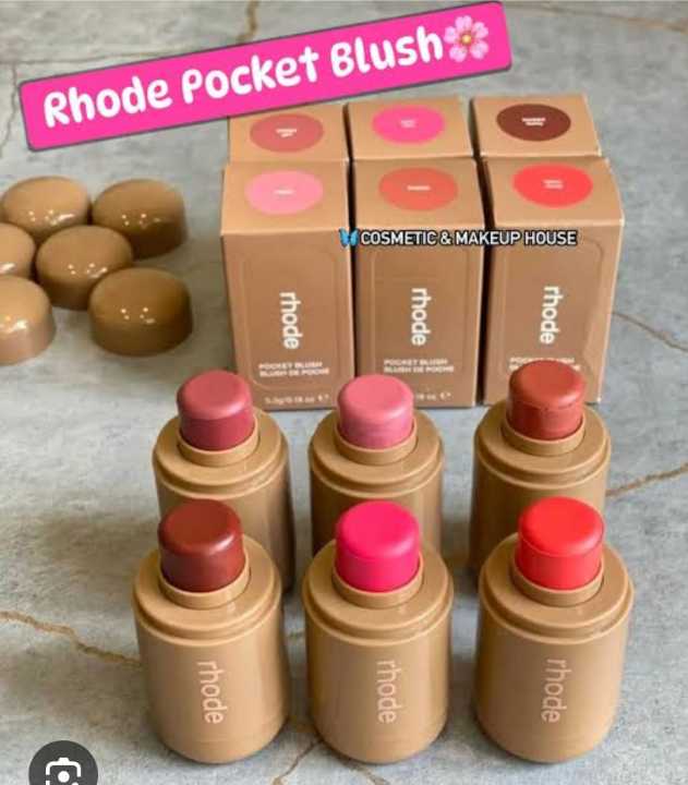 Rhode skin cheek Tint and blush stick hailey piggy/ pocket tint and ...