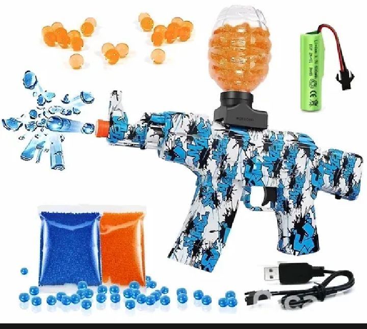 Rechargeable Electric Gel Ball Blaster Gun Automatic Water Bead Blaster ...
