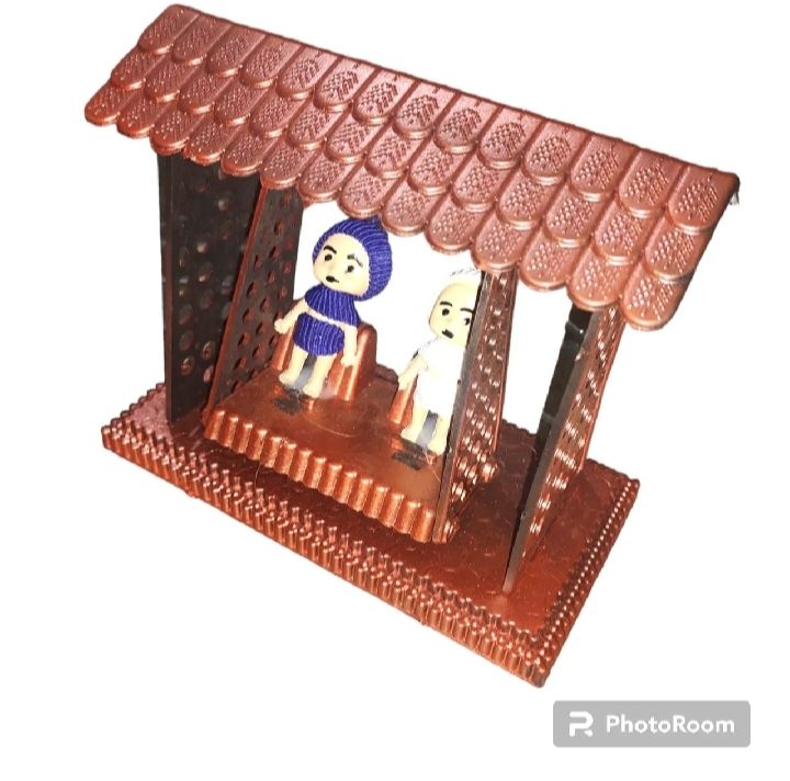 New Design Jhoola For Kids Toy Showpiece Set with 2 little Doll Male ...