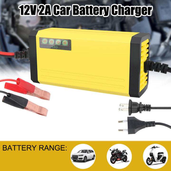 Moto Truck Battery Charger Car Battery Charger LED Display Wet Dry Lead ...