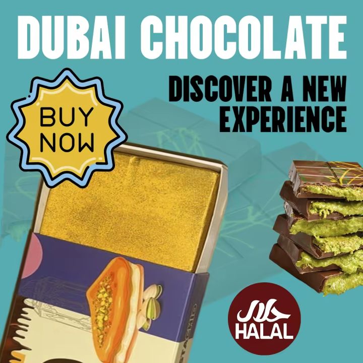 Dubai Pistachio Kunafa Chocolate Dubai Chocolate 230g - Instant Delivery | Daraz.lk