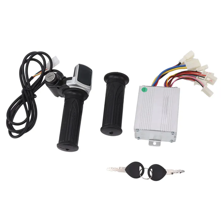 Motor Brushed Speed Controller with Lock Throttle Twist Grip Power ...