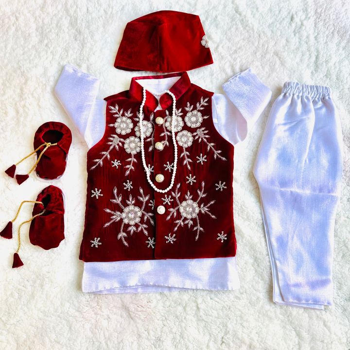 Free Moti Mall / Baby Boy Rice Feeding Pasni Dress | Daraz.com.np