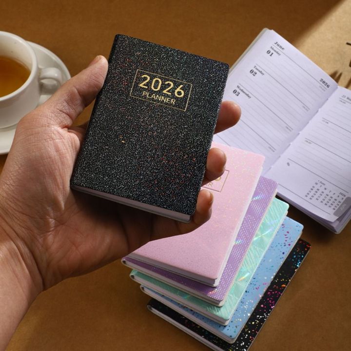 High Quality A7 2026 Agenda Book Pocket with Calendar Diary Weekly ...