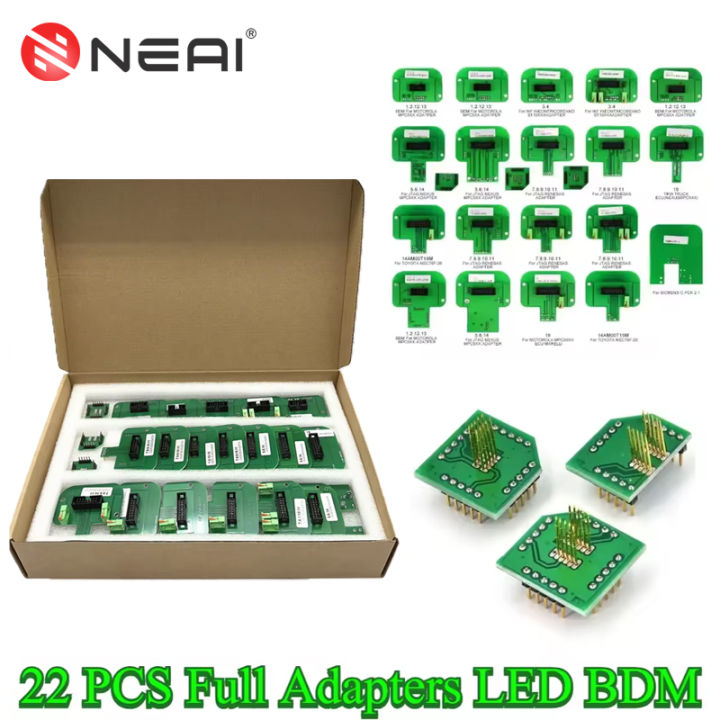 22pcs BDM Frame Programming Adapter Full Set For KTAG KESS FGTECH ...