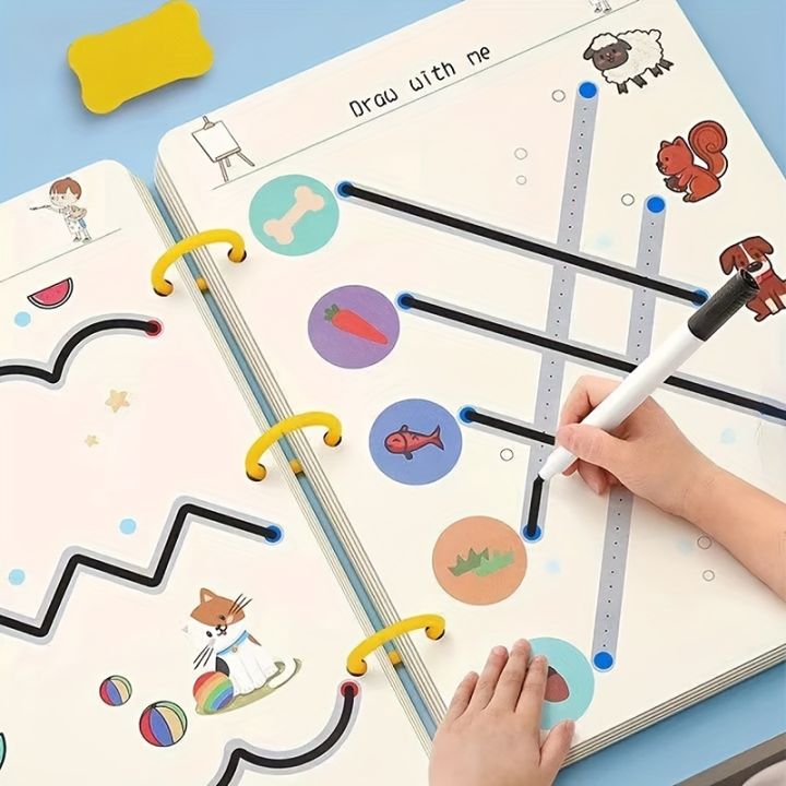 Children's Interactive Maze and Writing Development Activity Pen ...