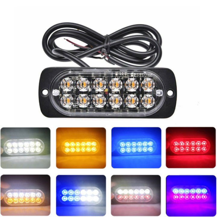 12-24V Emergency Alarm Strobe Truck Side Marker Stroboscope Blinking ...