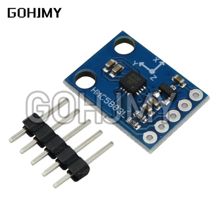 GY-273 3V-5V QMC5883L Triple Axis Compass Magnetometer Sensor Module ...
