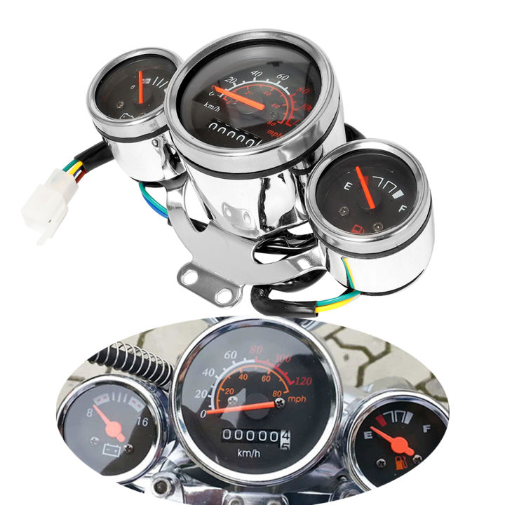 Motorcycle Instrument Digital Tachometer Speedometer Odometer Meter ...