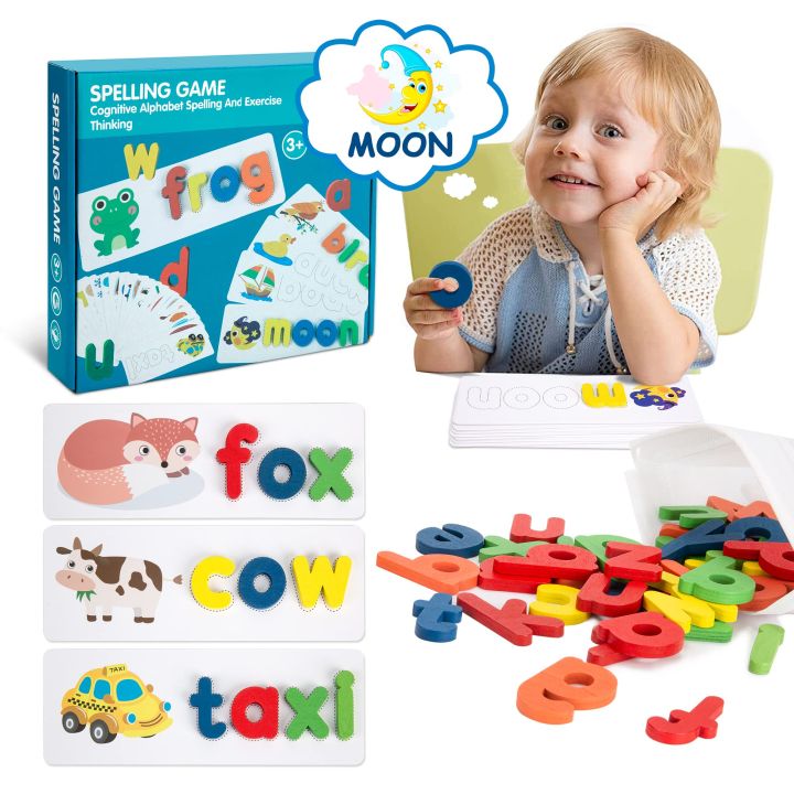 Spell Matching Letter Puzzles Color Recognition Games Preschool ...