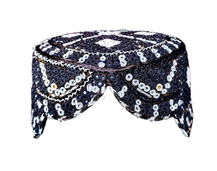 Handmade Two Colour Cultural Sindhi Topi made with Commando CTC ...