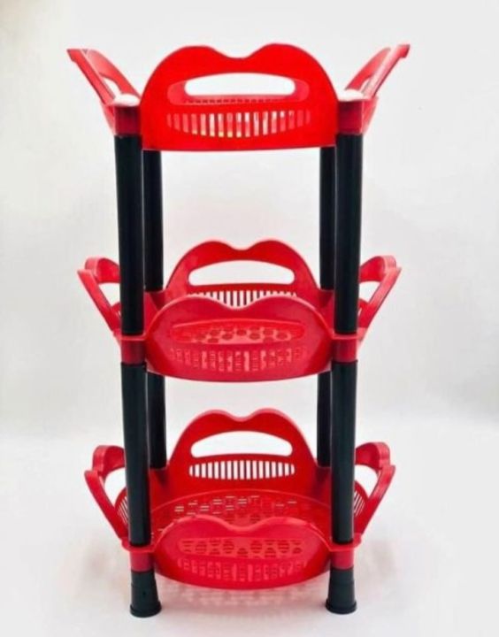 Vegetable Plastic Rack / Multipurpose Rack / Food Rack / 3 Layer Rack ...