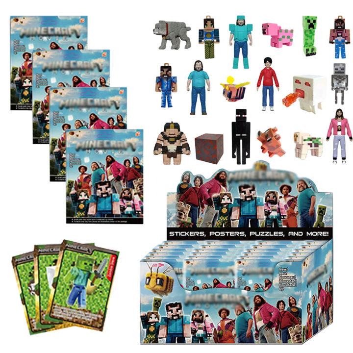 Anime Minecraft Blind Box Figure Action Figurine Kits PVC Model Toys ...