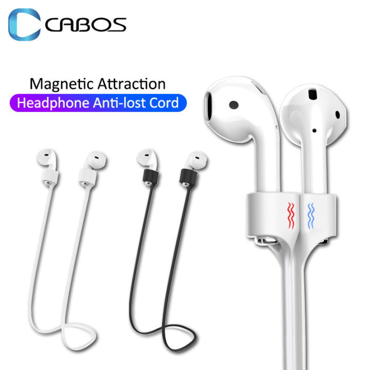 Magnetic Wireless Anti-Lost Silicone Earphone Rope Holder Cable For ...