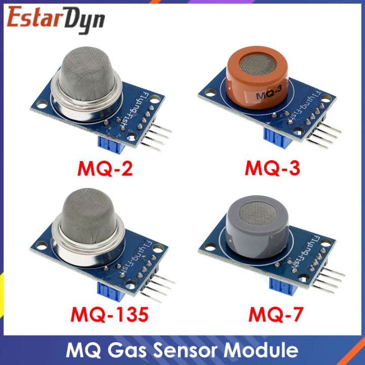MQ-2 MQ-3 MQ-7 MQ-135 Detection Smoke Methane Liquefied Gas Sensor ...